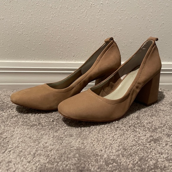 1. State | Shoes | Perfect Work Heel Tan Leather Chunk Heel State ...
